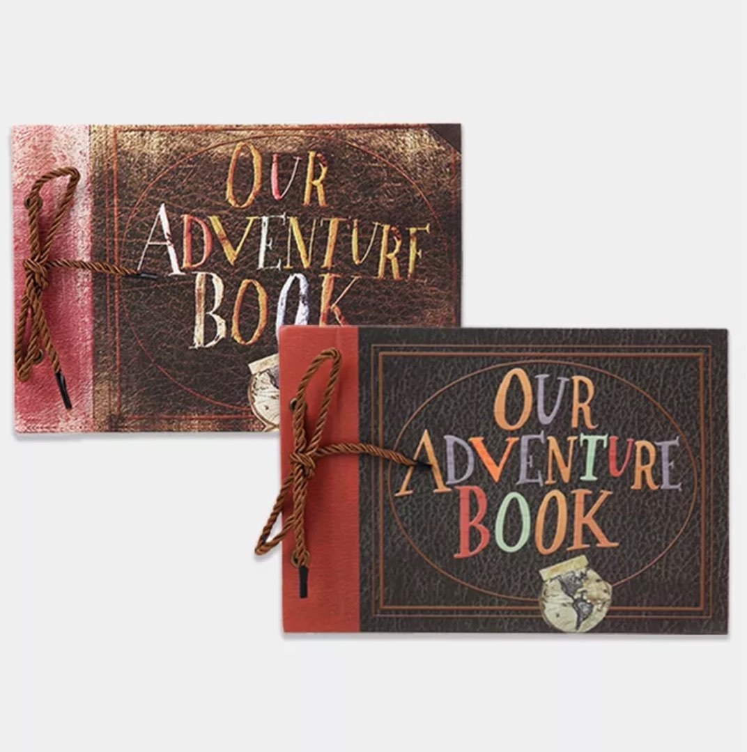 Our Adventure Book From Up Movie Scrapbook Journal, Hobbies & Toys ...