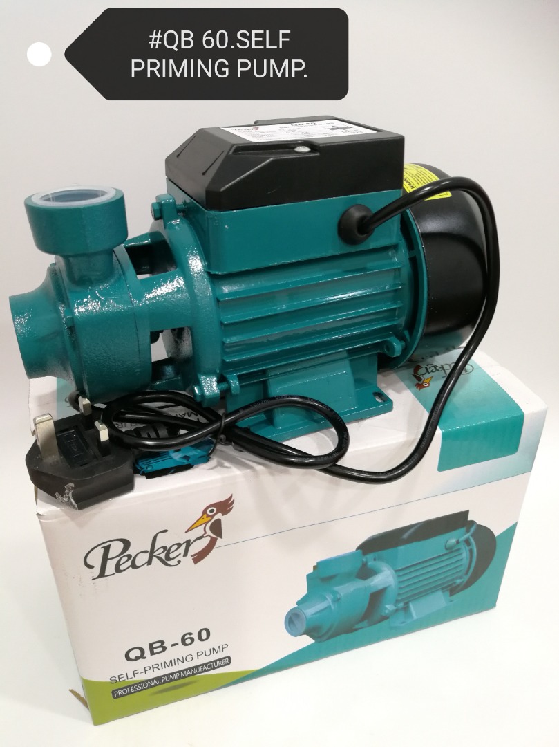 Pecker Self Priming Liquid Water Pump Self-Priming Pam Air QB-60 [QB60 ...