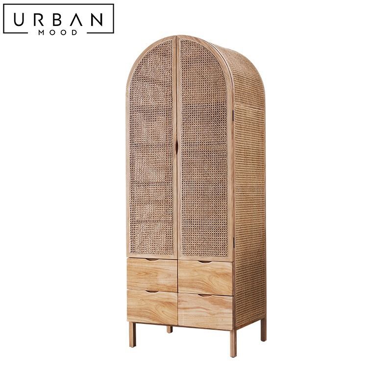 PEP Japandi Rattan Cabinet, Furniture & Home Living, Furniture, Shelves ...