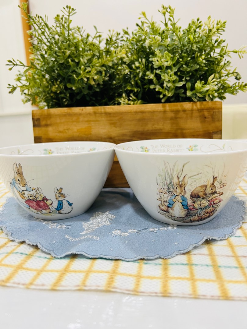 Peter Rabbit bowl set, Furniture & Home Living, Kitchenware & Tableware ...