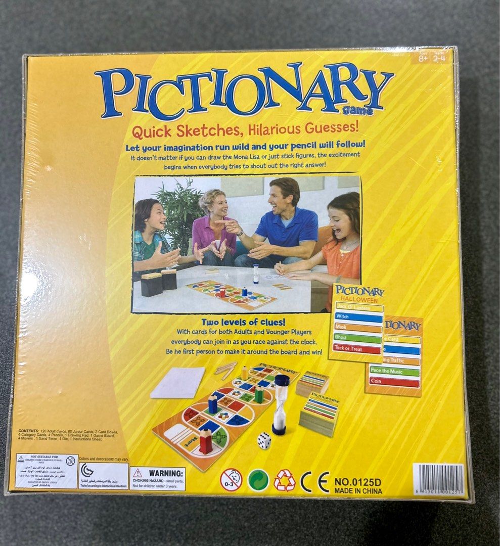 Pictionary- Family/Friends Board Game, Hobbies & Toys, Toys & Games on ...