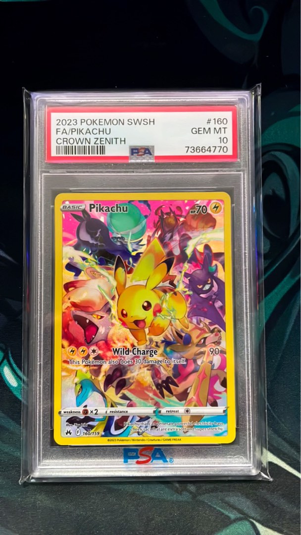 Pikachu SR PSA 10, Hobbies & Toys, Toys & Games on Carousell