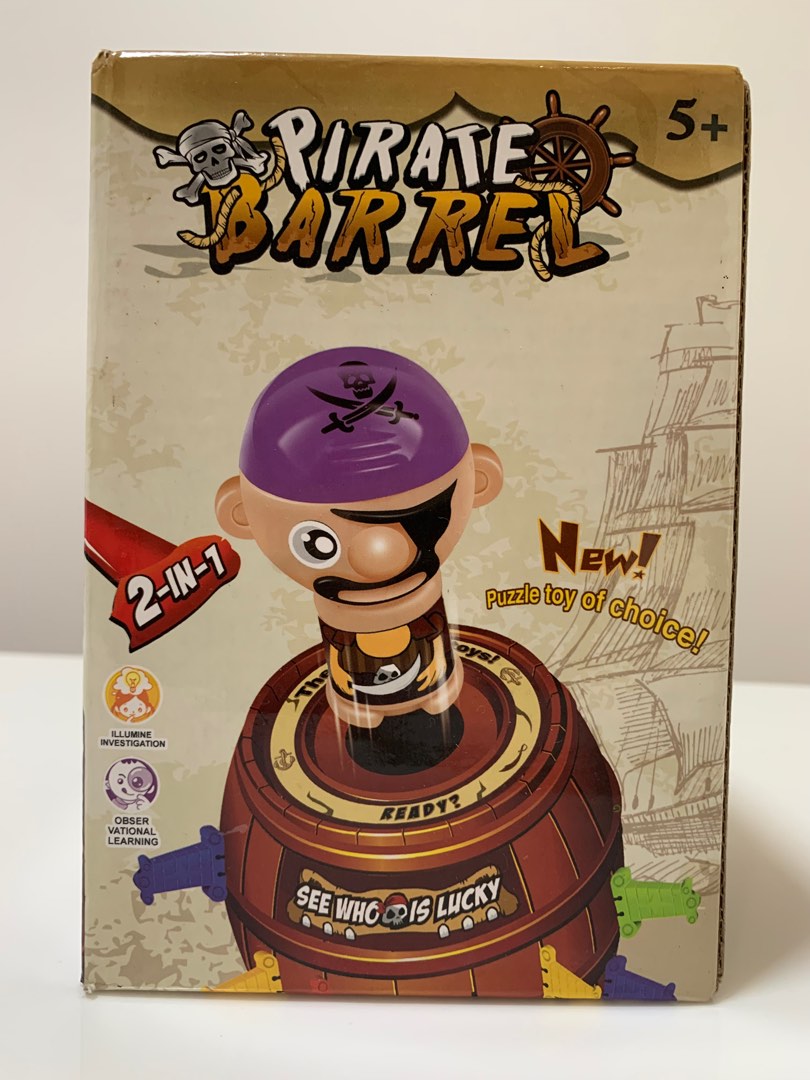 Pirate Barrel (Try your luck board game), Hobbies & Toys, Toys & Games ...