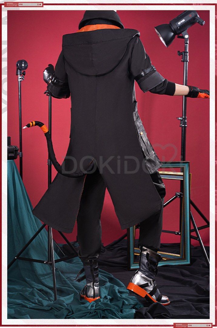 [PO] Alban Knox Cosplay Neko Knox Vtuber Dokidoki, Hobbies & Toys ...