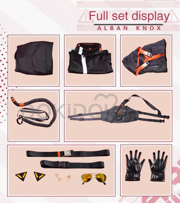 [PO] Alban Knox Cosplay Neko Knox Vtuber Dokidoki, Hobbies & Toys ...
