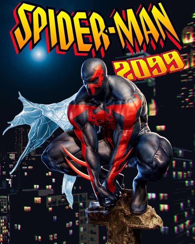 [PO] Custom Spiderman 2099 1/4 gk resin statue -marvel studio prime 1 ...