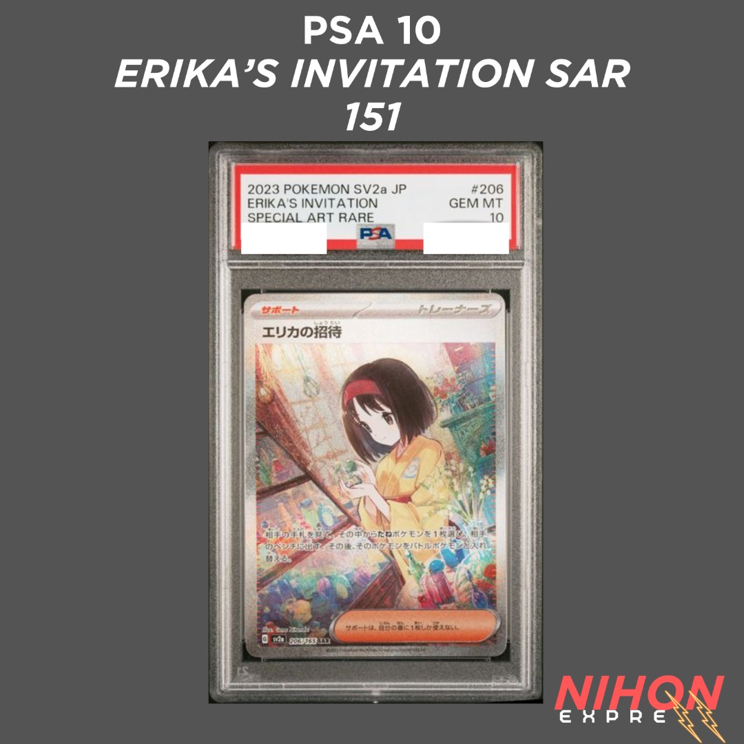 [PO] PSA 10 ERIKA'S INVITATION SAR 151, Hobbies & Toys, Toys & Games on Carousell
