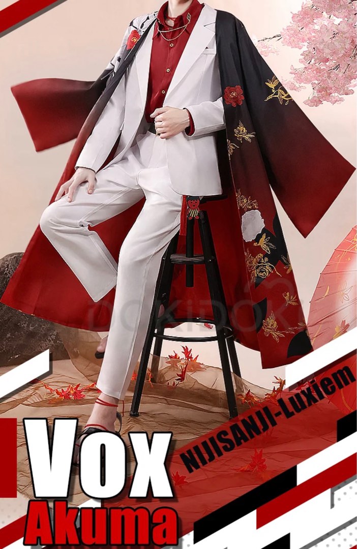 [PO] Vox Akuma Cosplay NIJISANJI Vtuber, Hobbies & Toys, Memorabilia ...