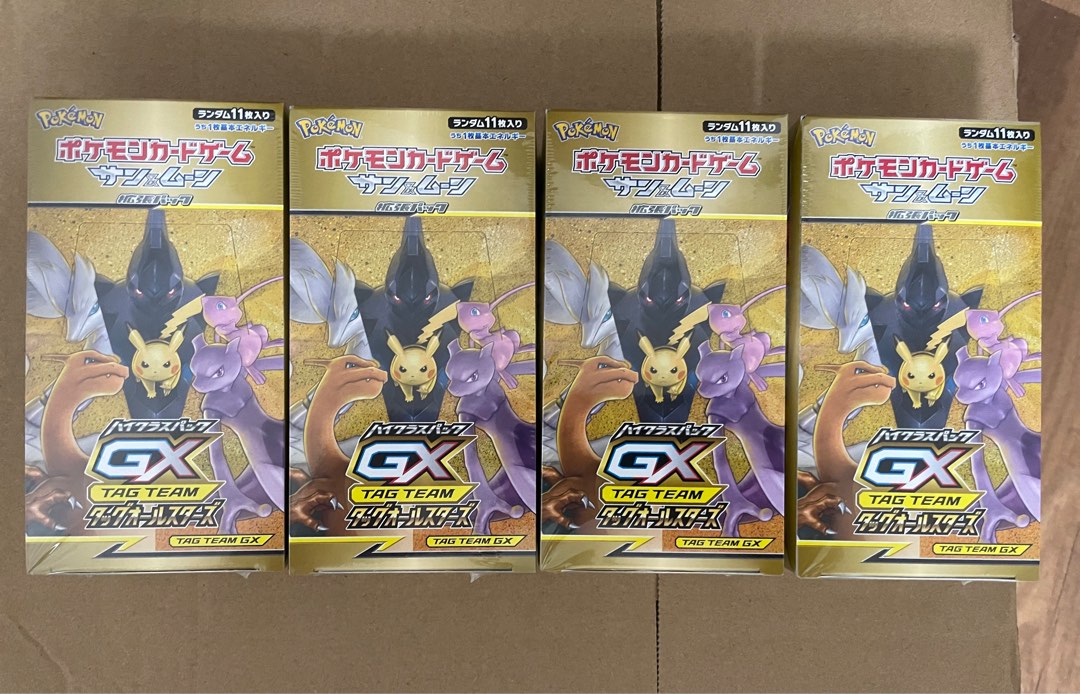Pokemon Japanese Tag Team GX Booster Box SM12a, Hobbies & Toys, Toys ...