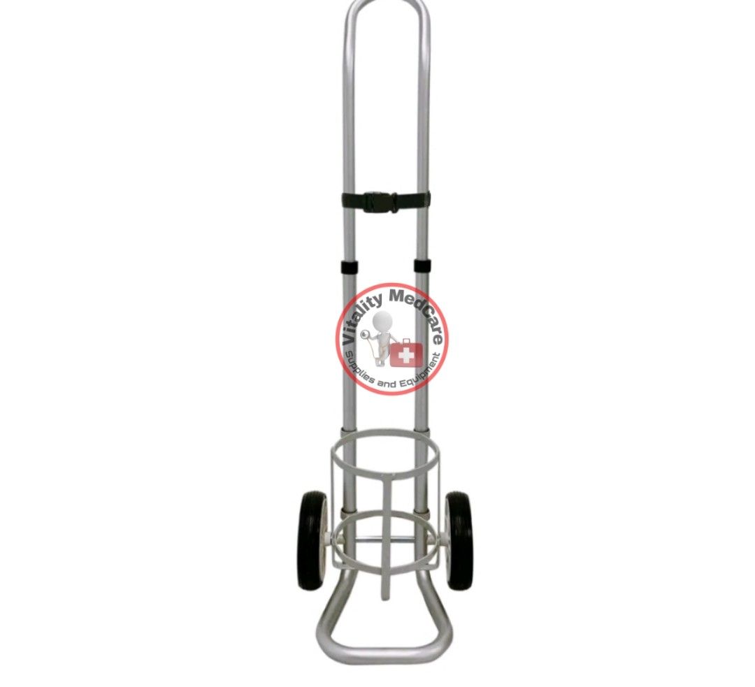PORTABLE OXYGEN CARRIER I OXYGEN TANK TROLLEY for 15lbs and 20lbs ...