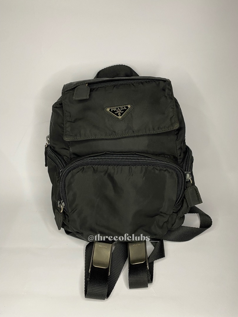 Prada Black Nylon Mini Backpack on Carousell