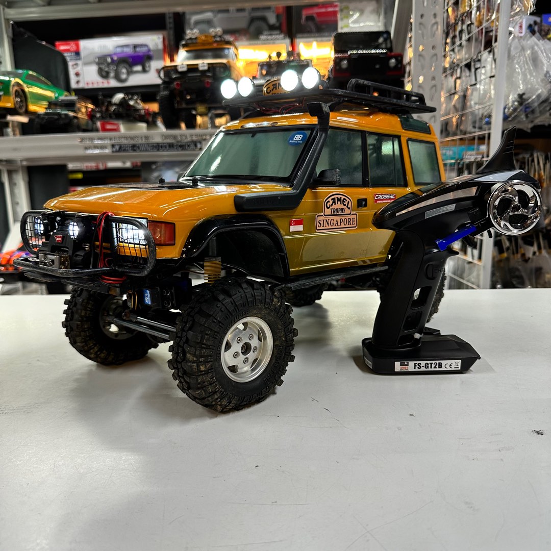 [PRE OWNED] CROSSRC FR4 CAMEL TROPHY SCALE & TRAIL CRAWLER RTR, Hobbies ...