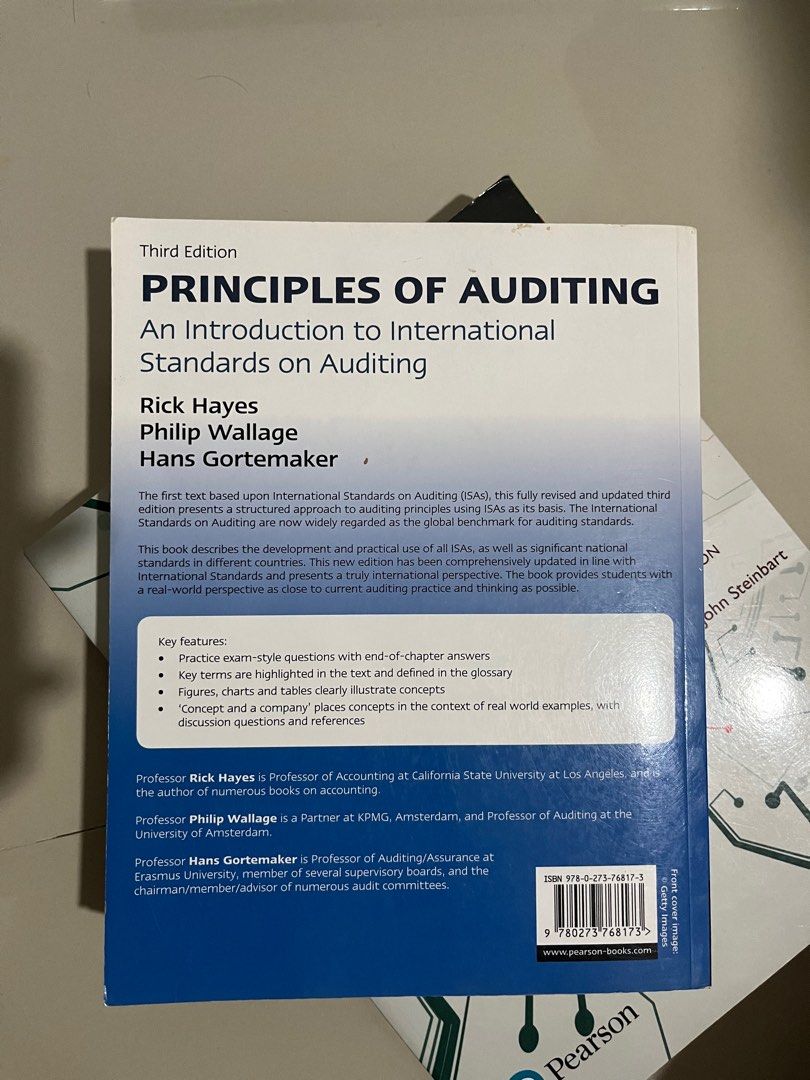 Principles of Auditing Pearson Third Edition, Buku & Alat Tulis, Buku ...