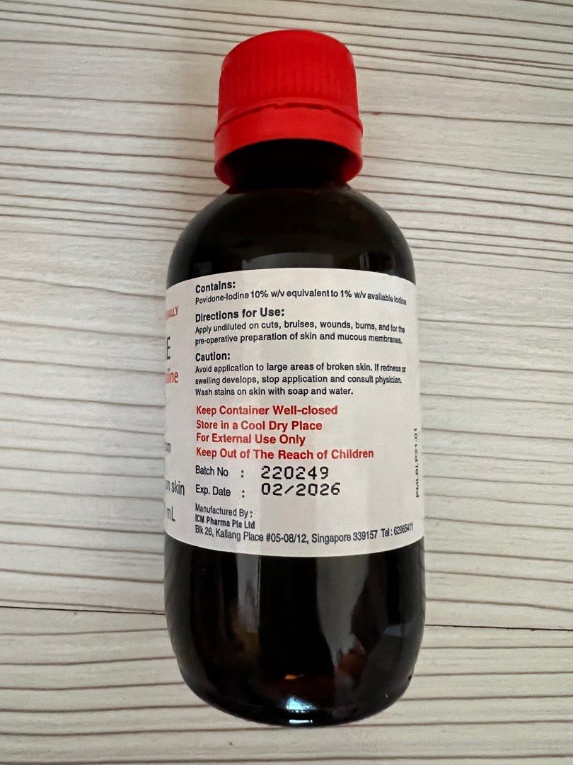 Prodine Povidone-Iodine Solution BP, Health & Nutrition, Medical ...