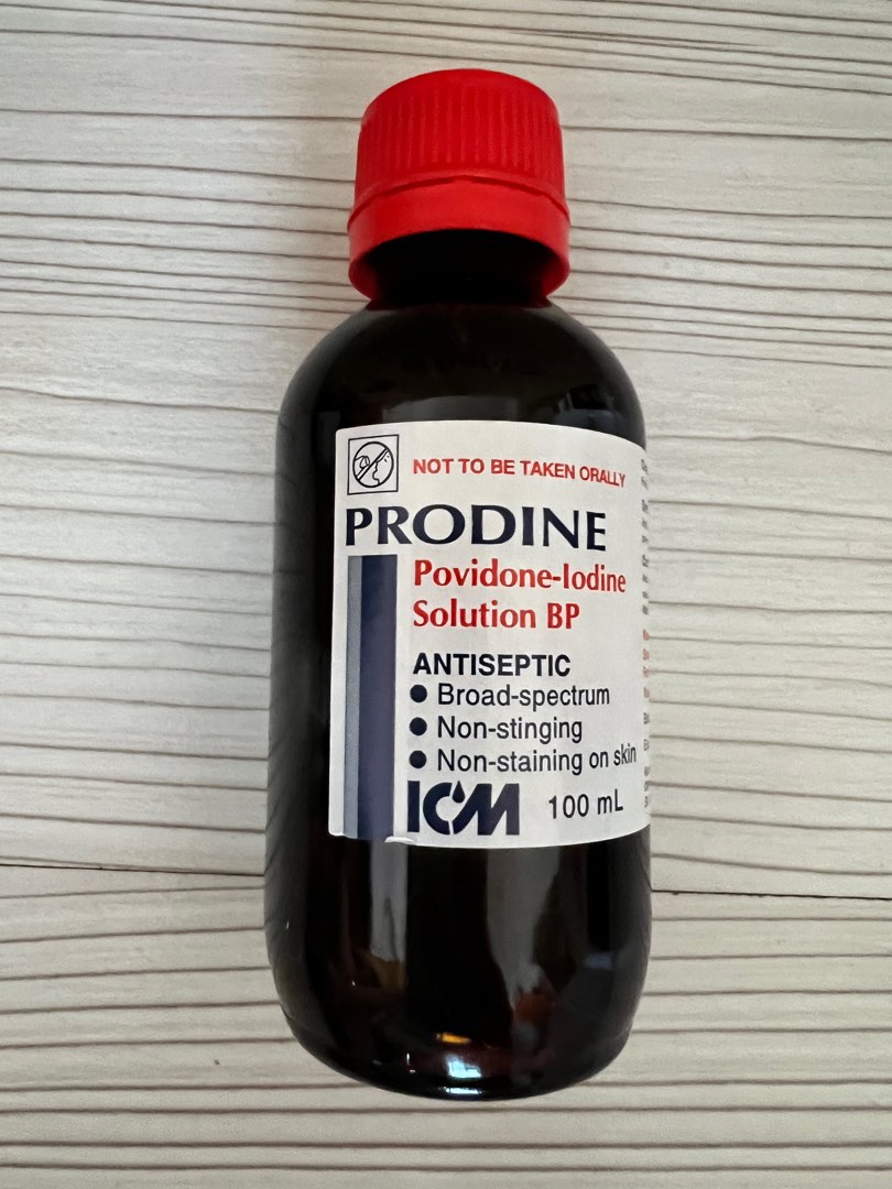 Prodine Povidone-Iodine Solution BP, Health & Nutrition, Medical ...