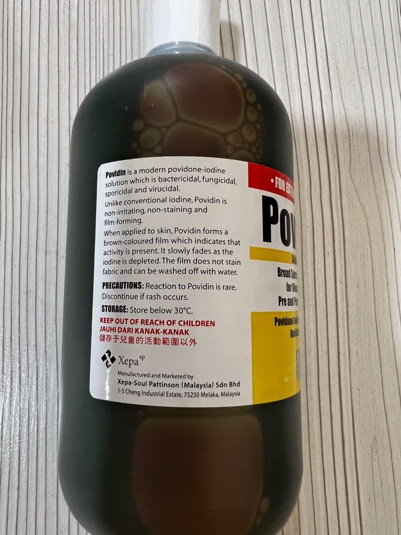 Providin Solution 10% Povidone Iodine Solution 10% w/v Available Iodine ...