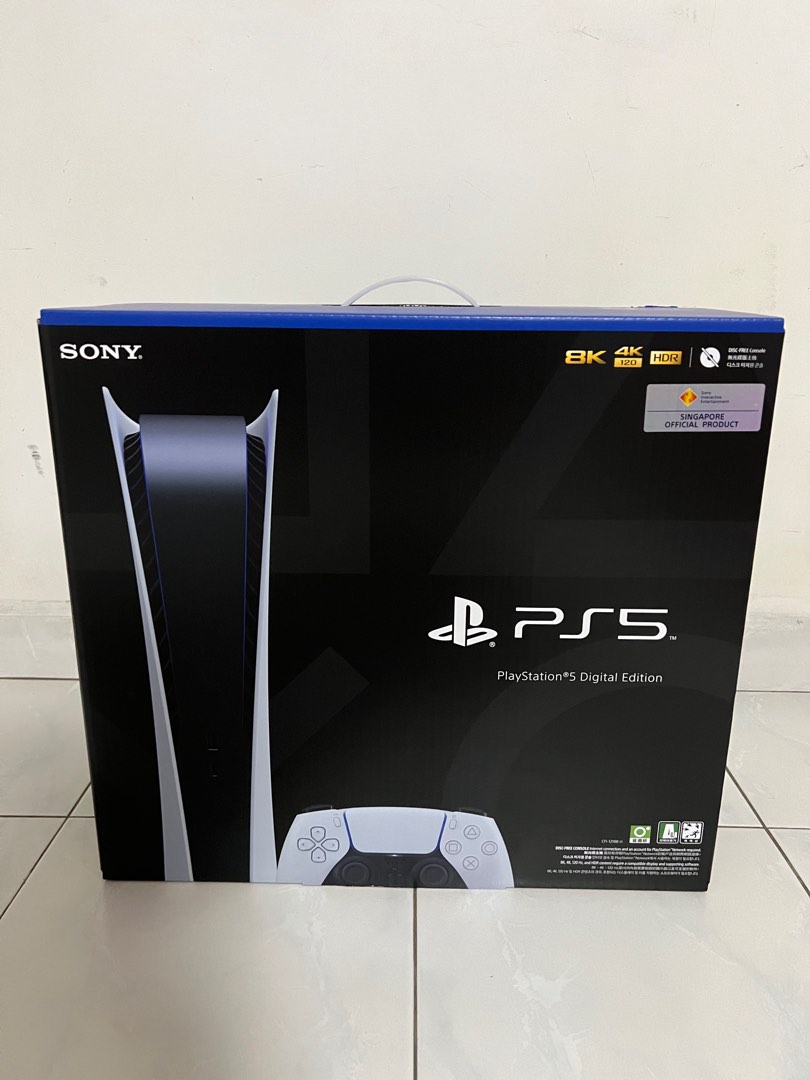 PS5 Digital Edition, Video Gaming, Video Game Consoles, PlayStation on ...