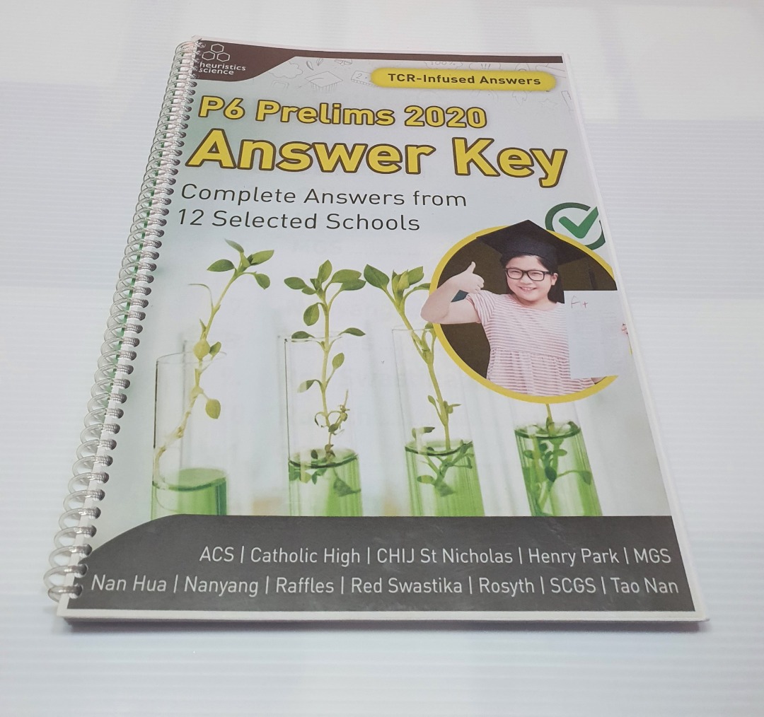 PSLE Heuristics Science TCR 2020 P6 Prelims Answer Key, Hobbies & Toys, Books & Magazines ...