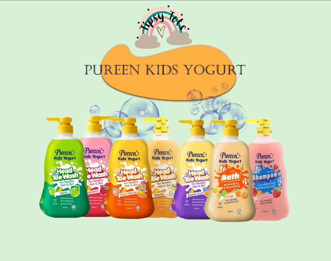 PUREEN Head to Toe Wash 750ml / PUREEN Shampoo, PUREEN Bath 750ml ...