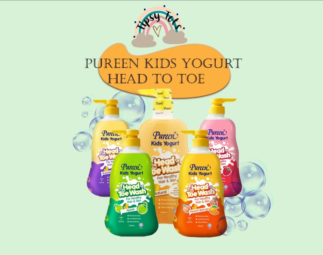 PUREEN Head to Toe Wash 750ml / PUREEN Shampoo, PUREEN Bath 750ml ...