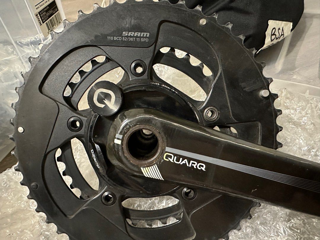 Quarq GXP crankset 172.5 52/36, Sports Equipment, Bicycles & Parts, Parts & Accessories on Carousell