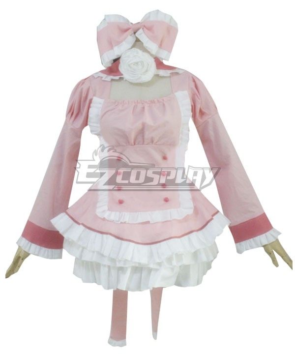 (RARE) CHOBITS Chii Pink Meido Maid Garden Cosplay Costume ART ATORM ...