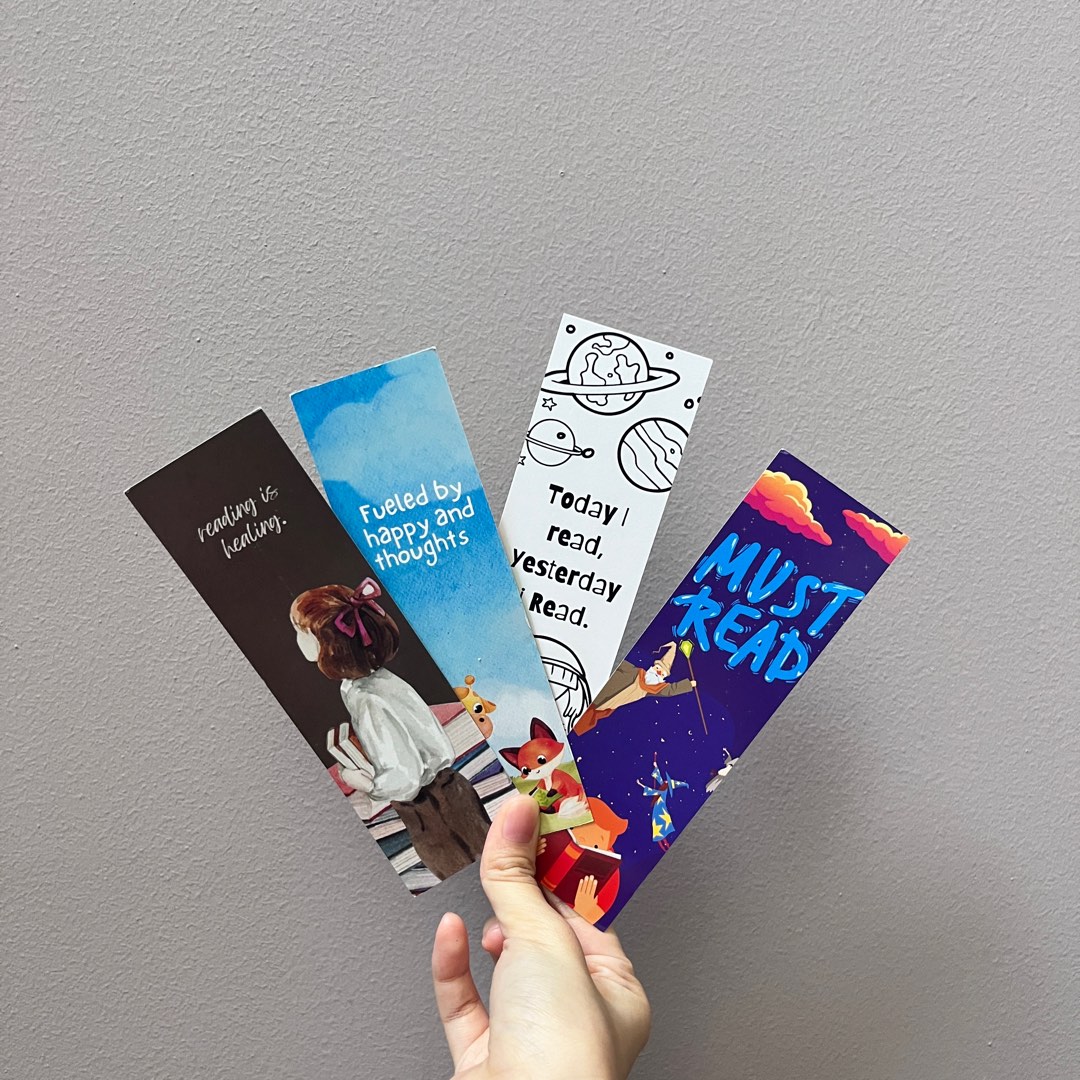 READY STOCK SELF MADE cute aesthetic bookmark, Hobbies & Toys ...