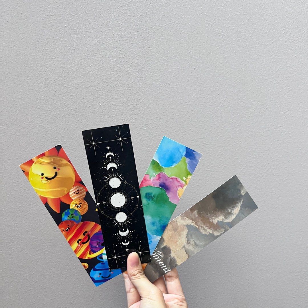 READY STOCK SELF MADE cute aesthetic bookmark, Hobbies & Toys ...