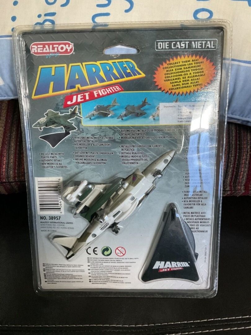 REAL TOY HARRIER XY 738 FIGHTER 1/100 DIE-CAST MODEL AIRCRAFT FIGHTER ...