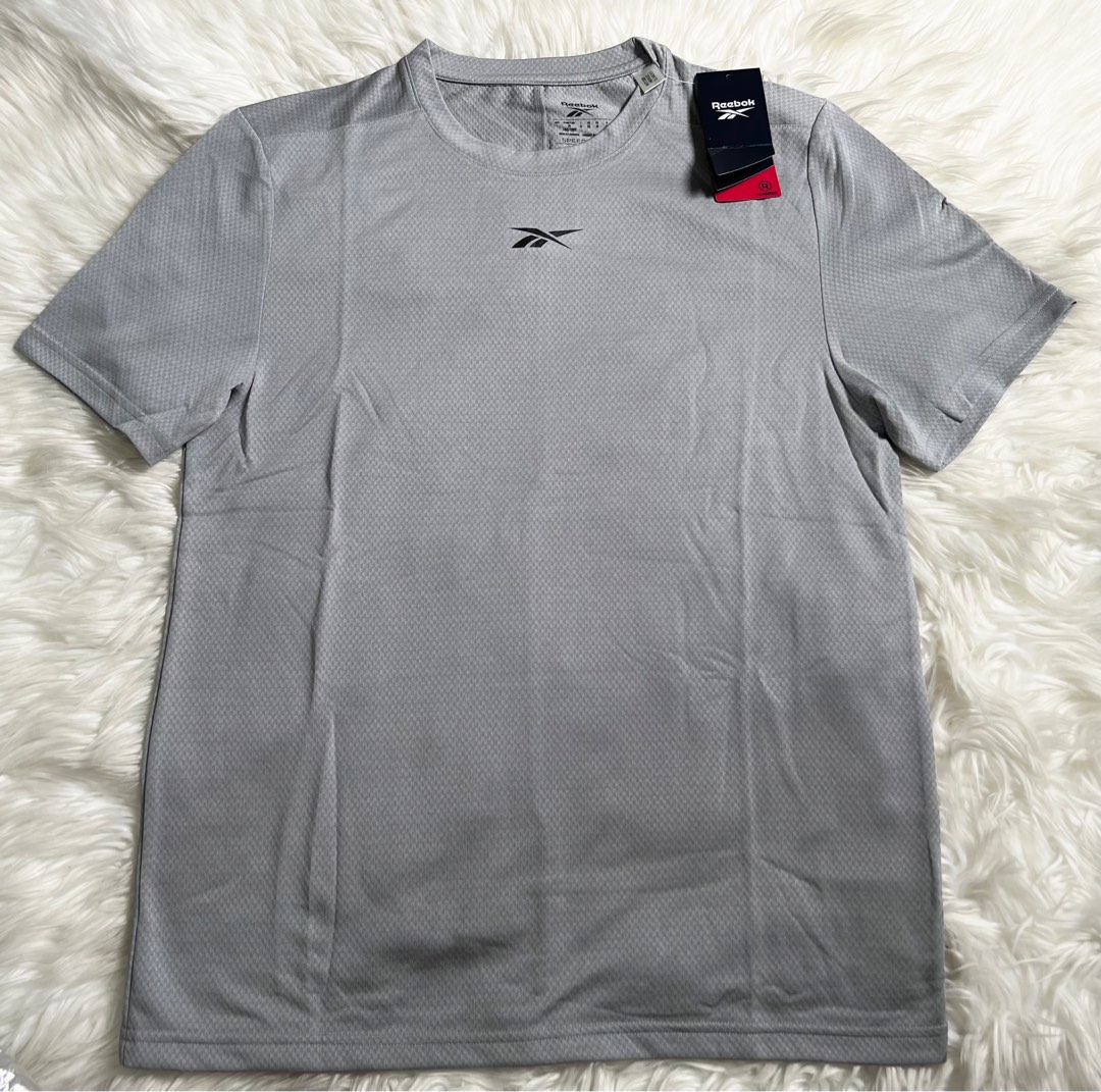 REEBOK DRI FIT TSHIRT GRAY (ORIGINAL), Men's Fashion, Activewear on ...
