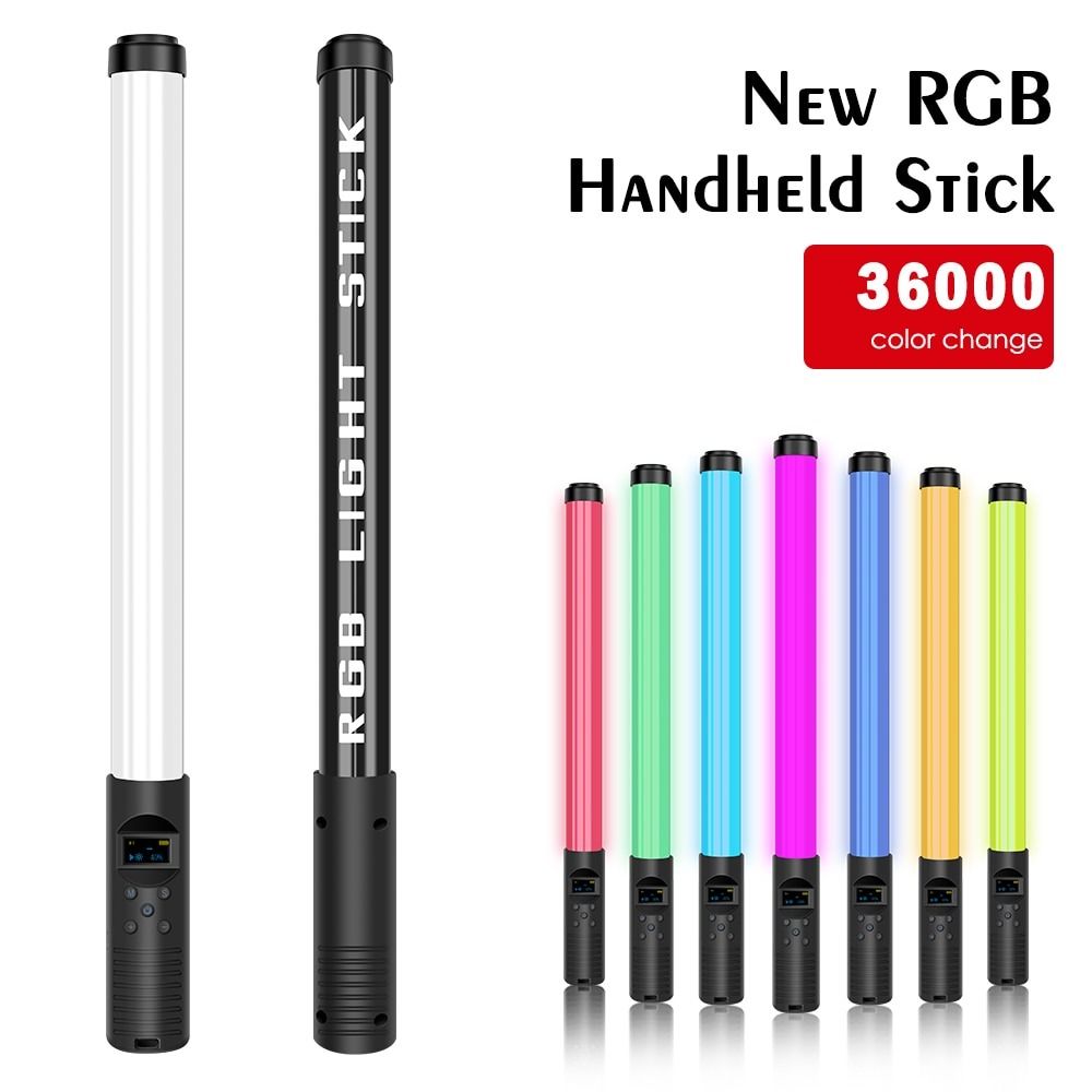 RGB Light Stick Fill Light Handle LED Lightsaber Party Ice Cool ...