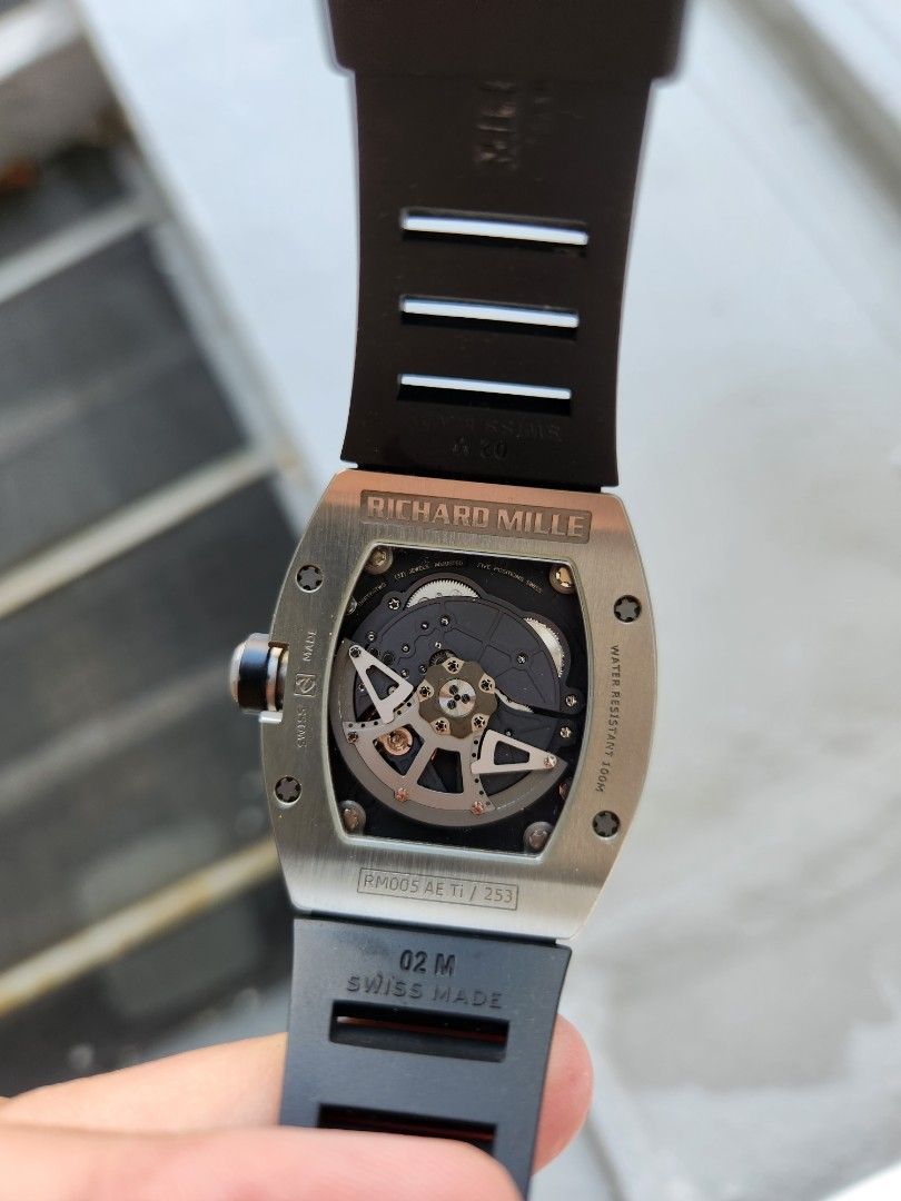 Richard Mille RM005 TI Titanium, Luxury, Watches on Carousell