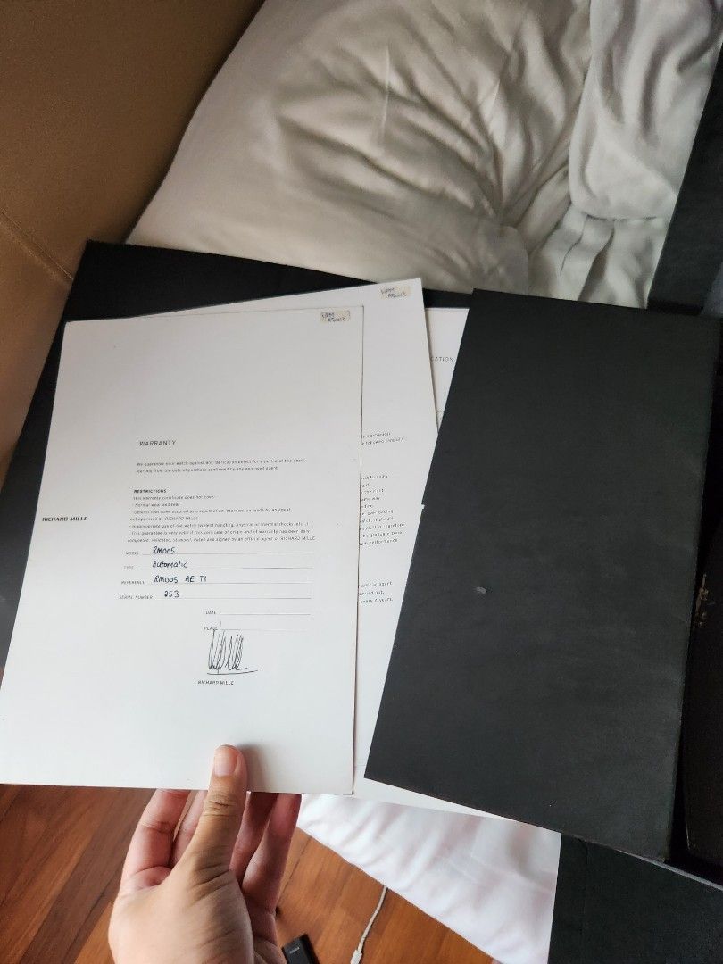 Richard Mille RM005 TI Titanium, Luxury, Watches on Carousell