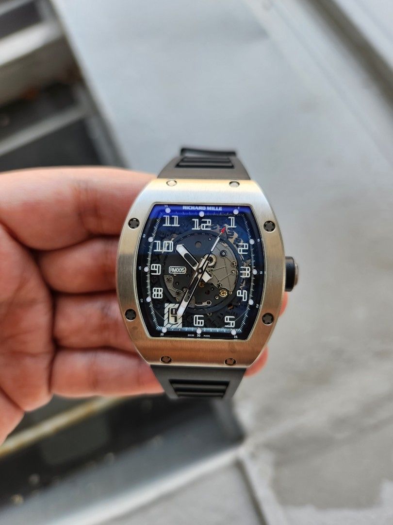 Richard Mille RM005 TI Titanium, Luxury, Watches on Carousell