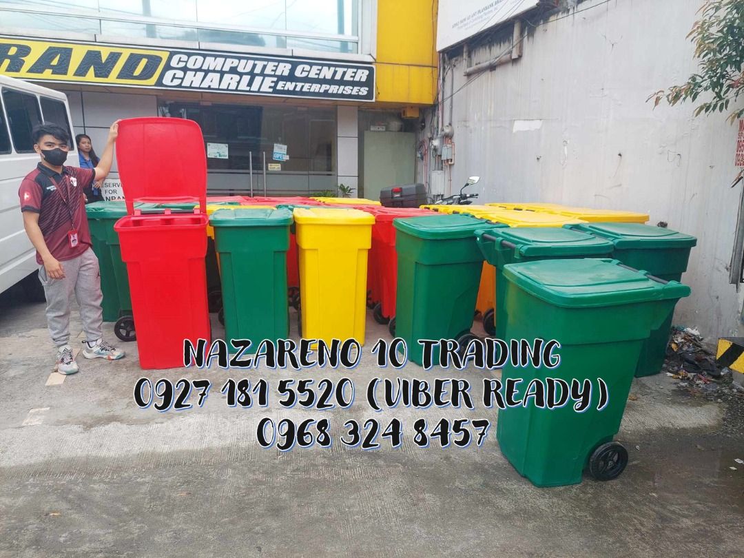 rolling bin 150 liters, Furniture & Home Living, Cleaning & Homecare ...