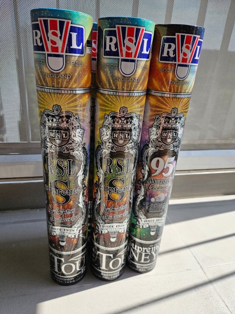 RSL SUPREME SHUTTLECOCKS, Sports Equipment, Sports & Games, Racket ...