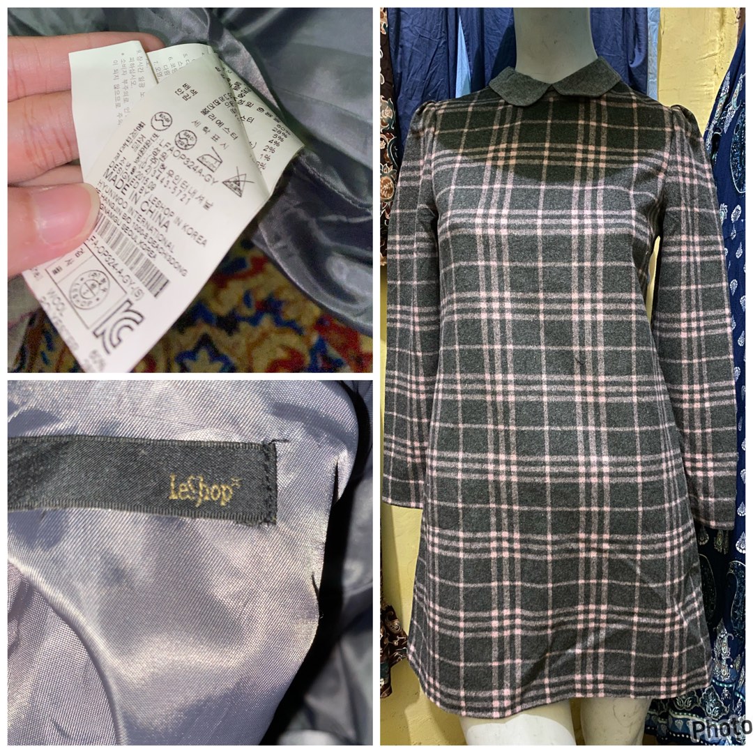 SALE!! DRESS BUNGA VINTAGE, TWEED, LEOPARD, STRIPES, BRANDED ZARA, ROEM ...