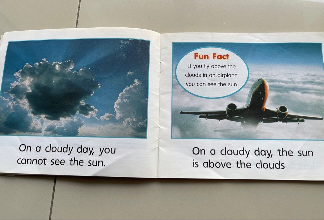 Scholastic book: A cloudy day, Hobbies & Toys, Books & Magazines ...
