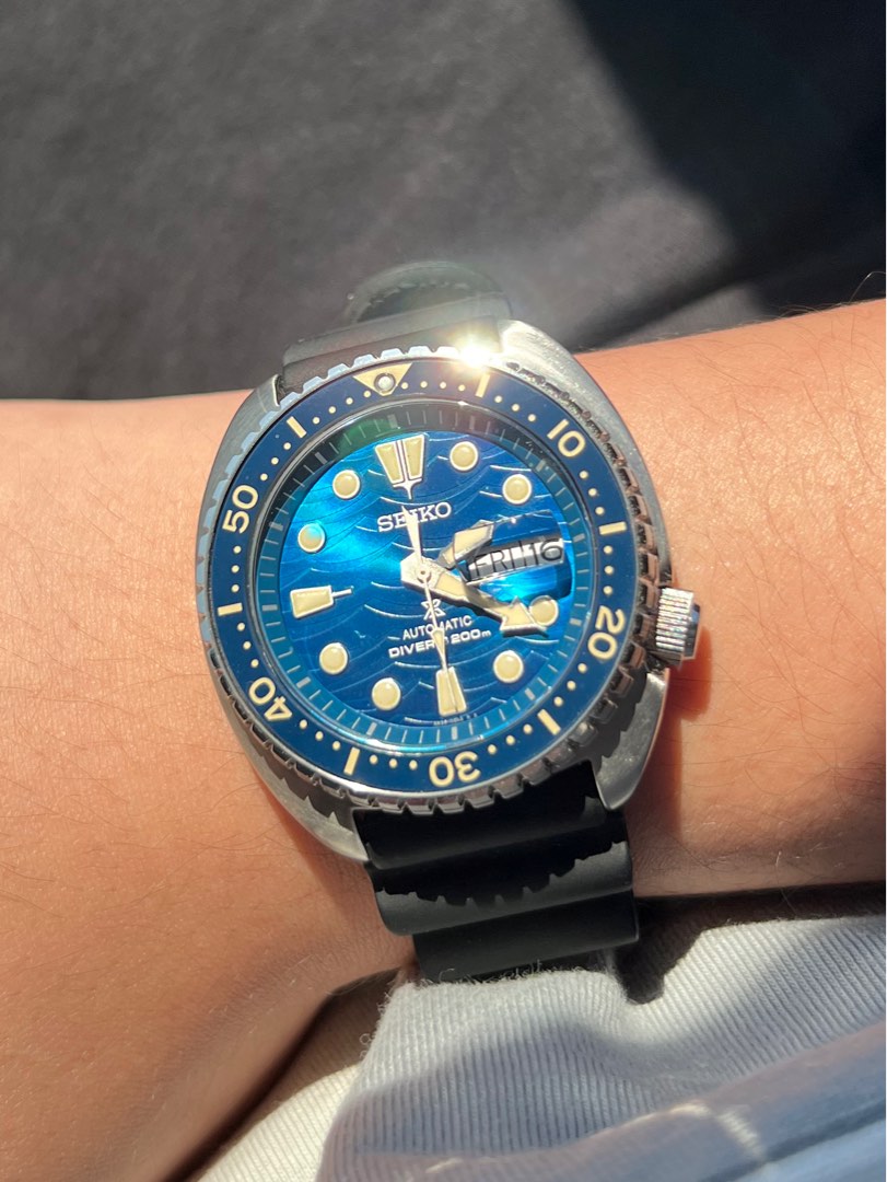 SEIKO PROSPEX KING TURTLE SAVE THE OCEAN, Luxury, Watches on Carousell