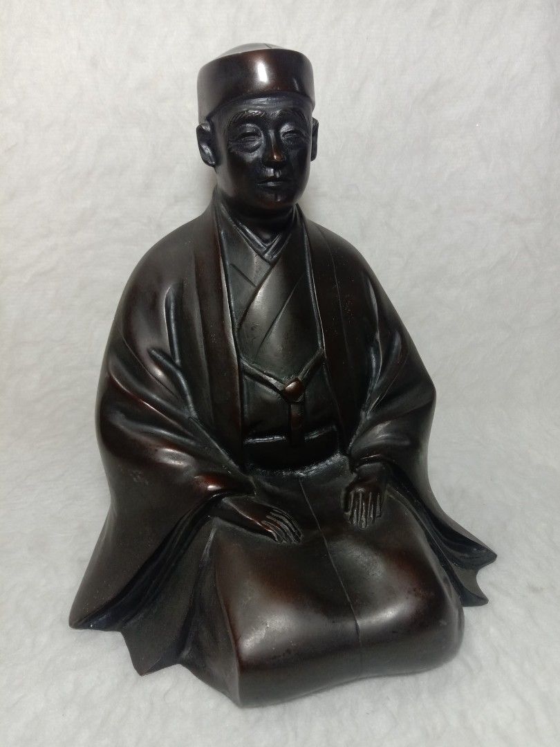 Sen No Rikyu Bronze statue by Kanetani Yorin - 8.5 inches tall, Hobbies ...