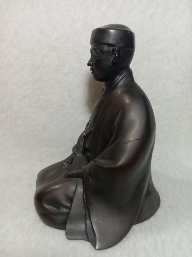 Sen No Rikyu Bronze statue by Kanetani Yorin - 8.5 inches tall, Hobbies ...