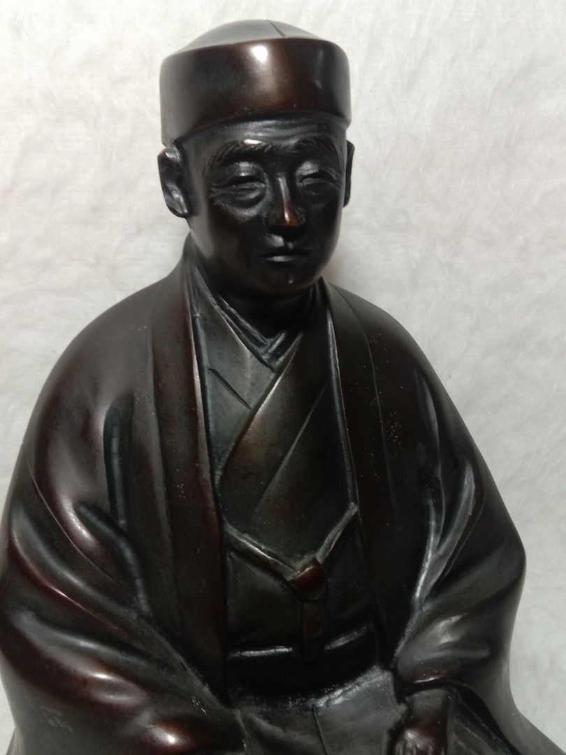 Sen No Rikyu Bronze statue by Kanetani Yorin - 8.5 inches tall, Hobbies ...