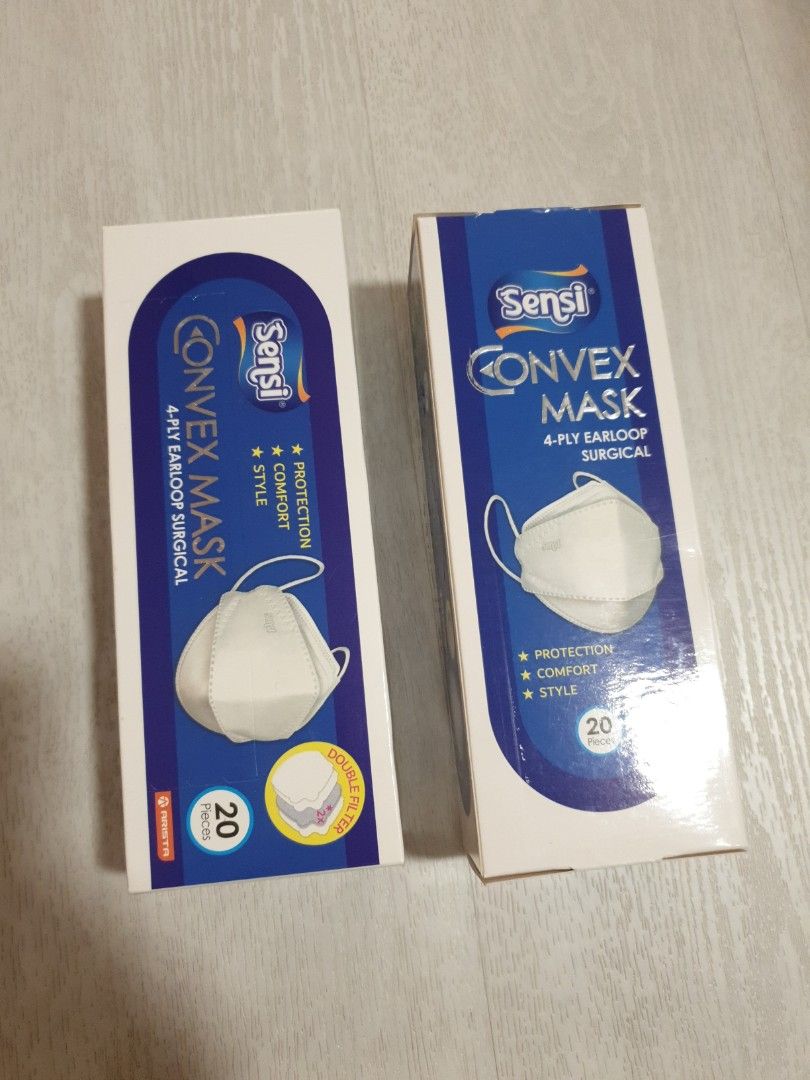 Sensi Convex Mask, Health & Nutrition, Face Masks & Face Shields on ...