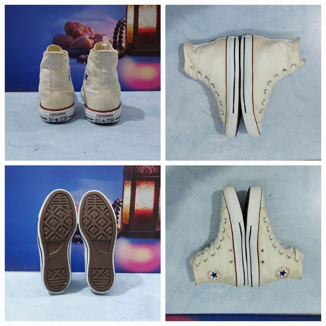 Sepatu Converse 101009 Chuck 70s High White Size 35, Fesyen Wanita ...