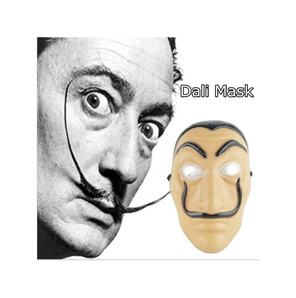 Money Heist Mask Unisex Salvador Dali Mask Costume for Halloween ...