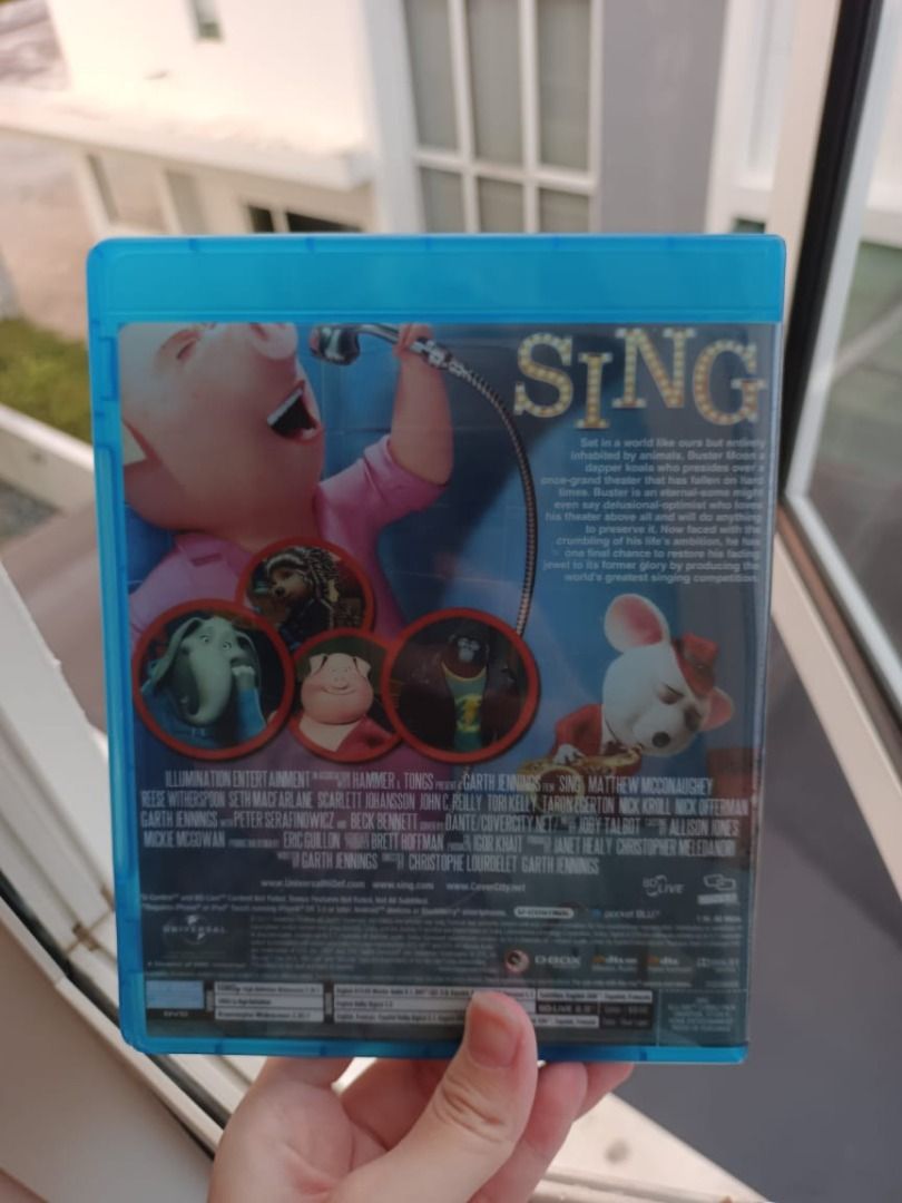 Sing - Bluray CD, Hobbies & Toys, Music & Media, CDs & DVDs on Carousell