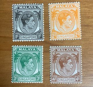 YS Singapore Straits Settlements King George VI $100 very high valve ...