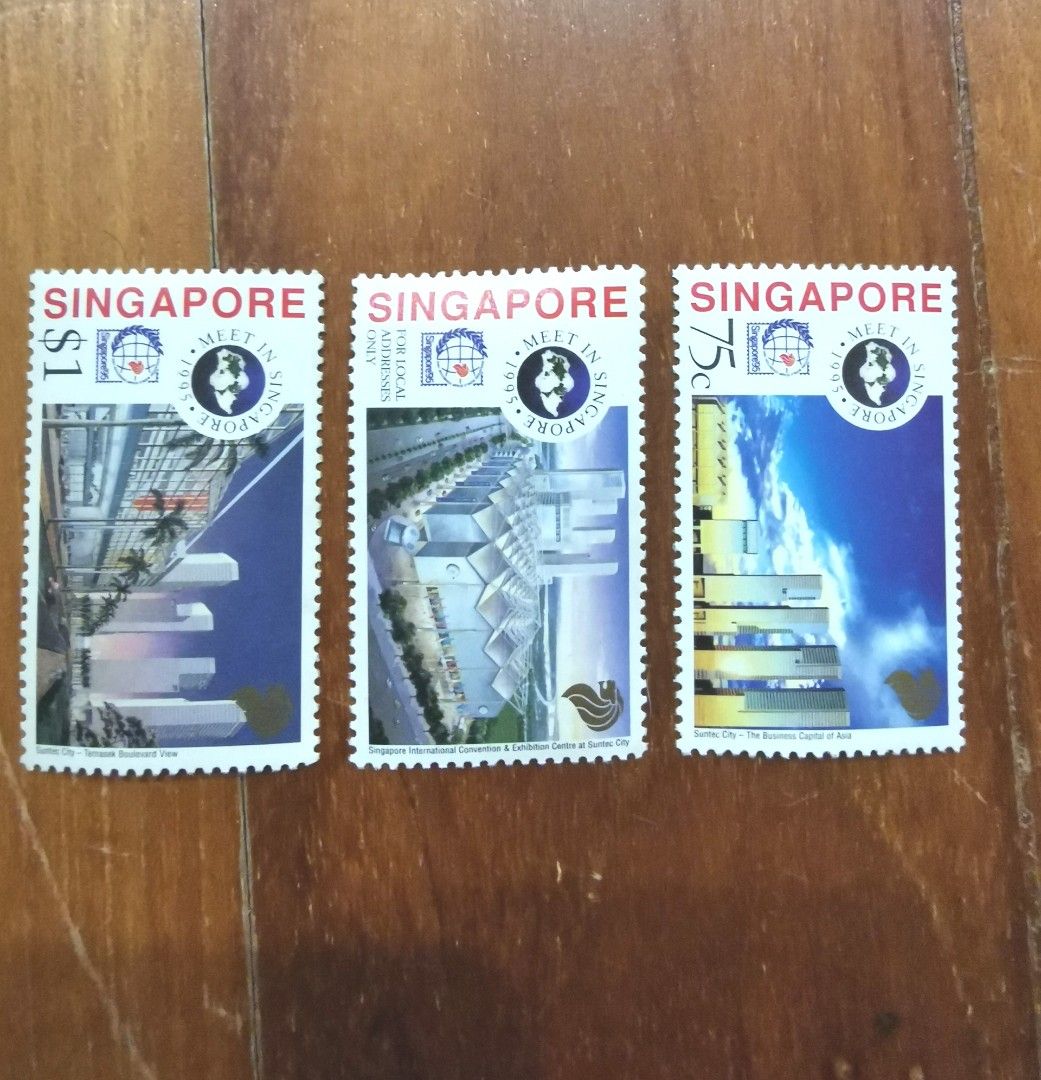 Singapore 1995 Meet in Singapore set of 3 stamps, Hobbies & Toys ...