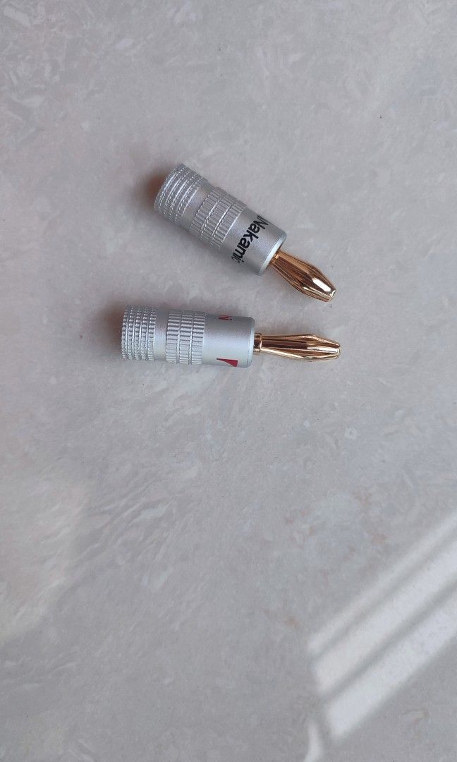 Speaker Cable Connectors Banana Plug Audio Other Audio Equipment On