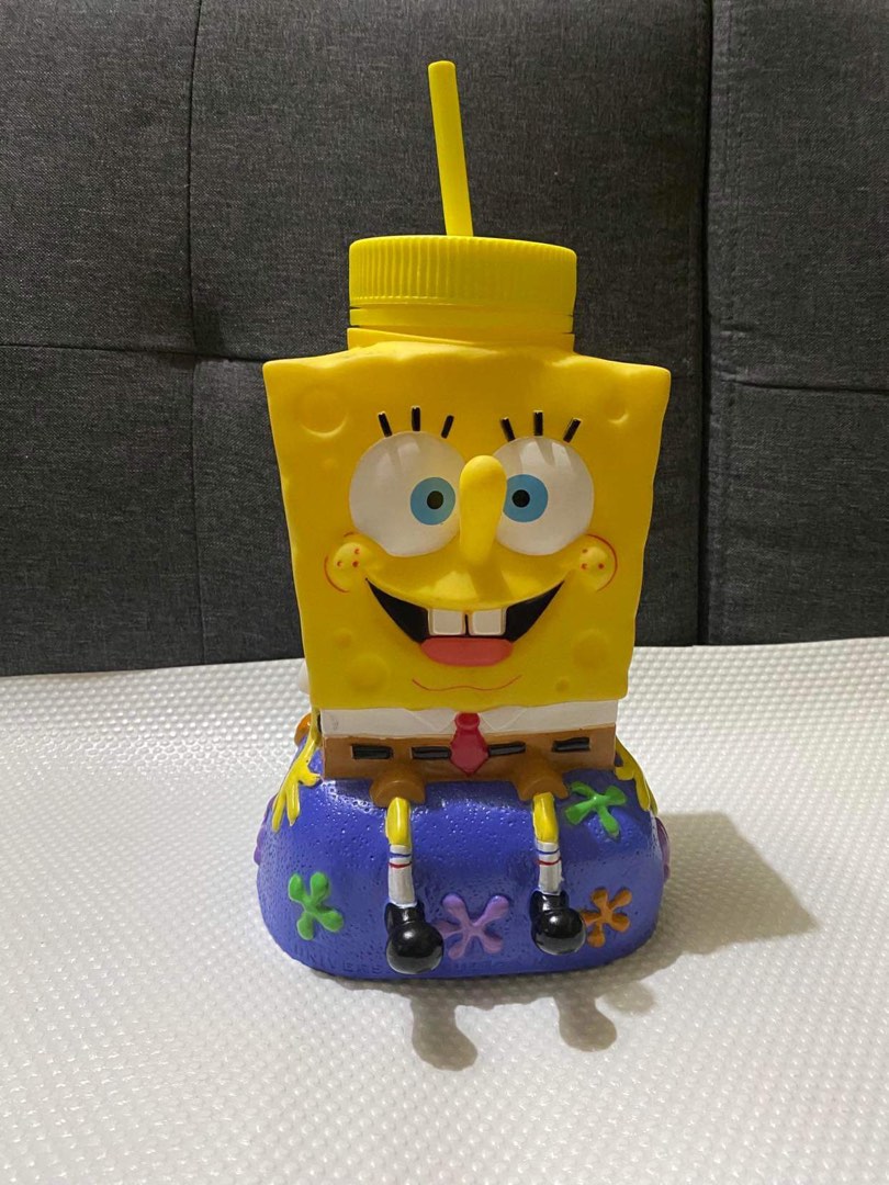 SpongeBob Square Pants Universal Studios Hollywood 9" Souvenir Drink Cup 2002, Hobbies & Toys ...